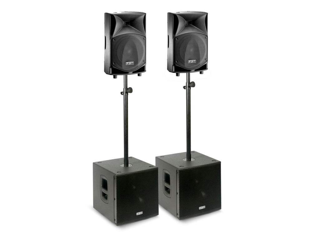 FBT JM 1000 Package 3200 watts RMS Active PA System – Distributed Sound ...