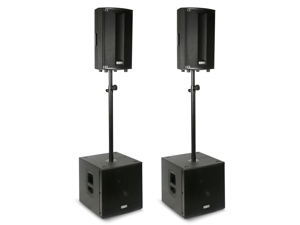 FBT PM 1000 Package 3200 watts RMS Active PA System – Distributed Sound ...