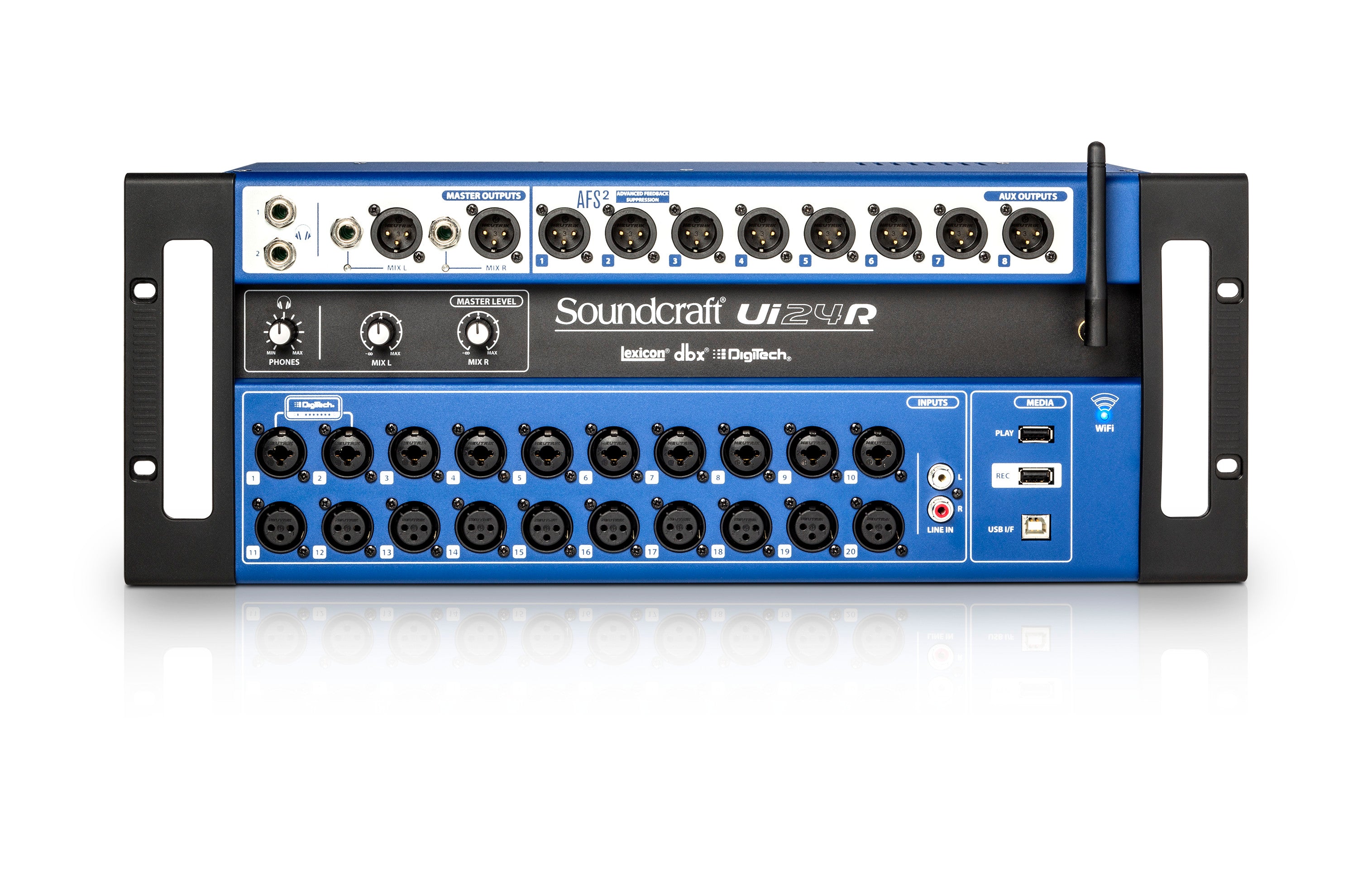 Soundcraft Ui24R 24-channel Digital Mixer/USB Multi-Track Recorder Wit ...